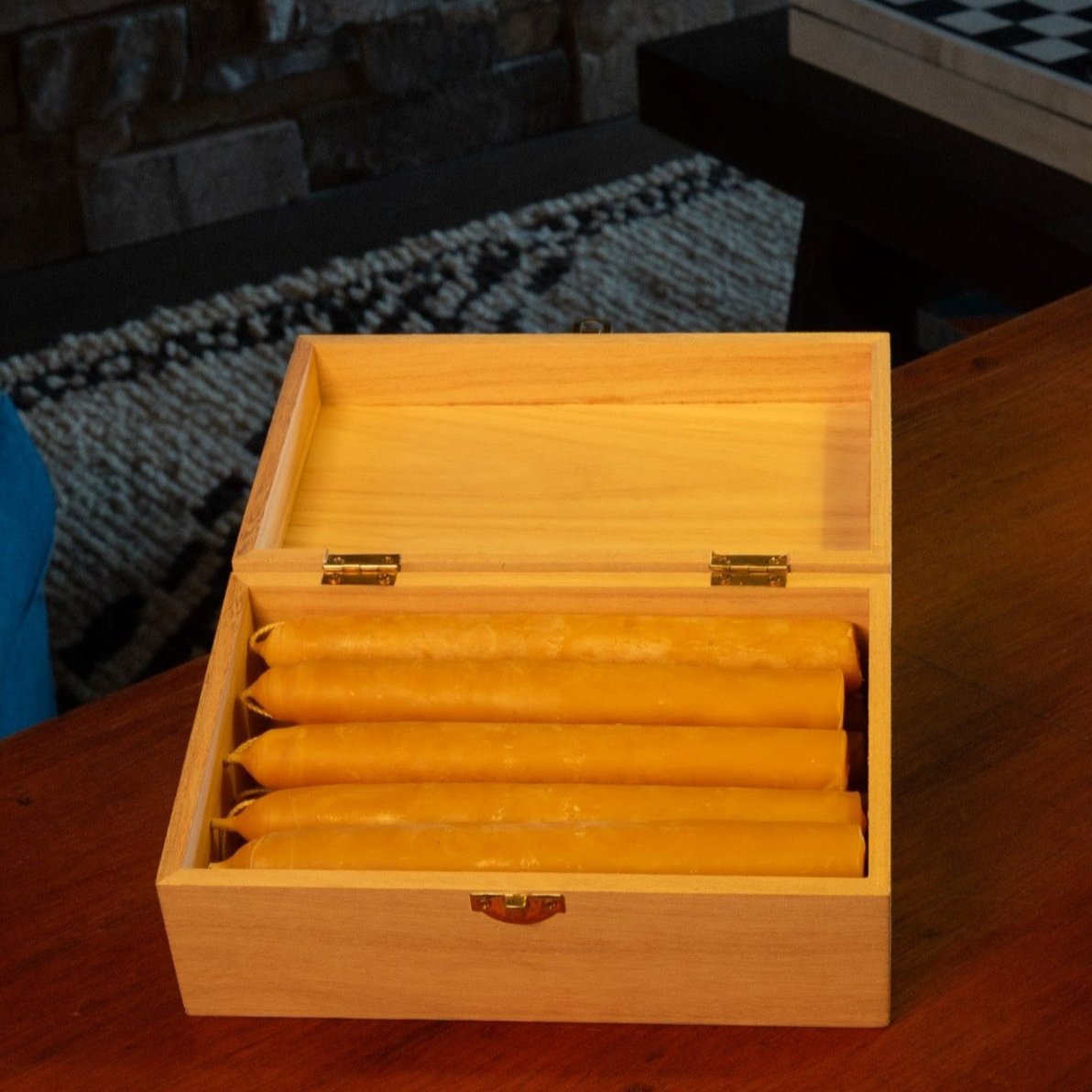 Wood Box Large Tapers – beecasa.com